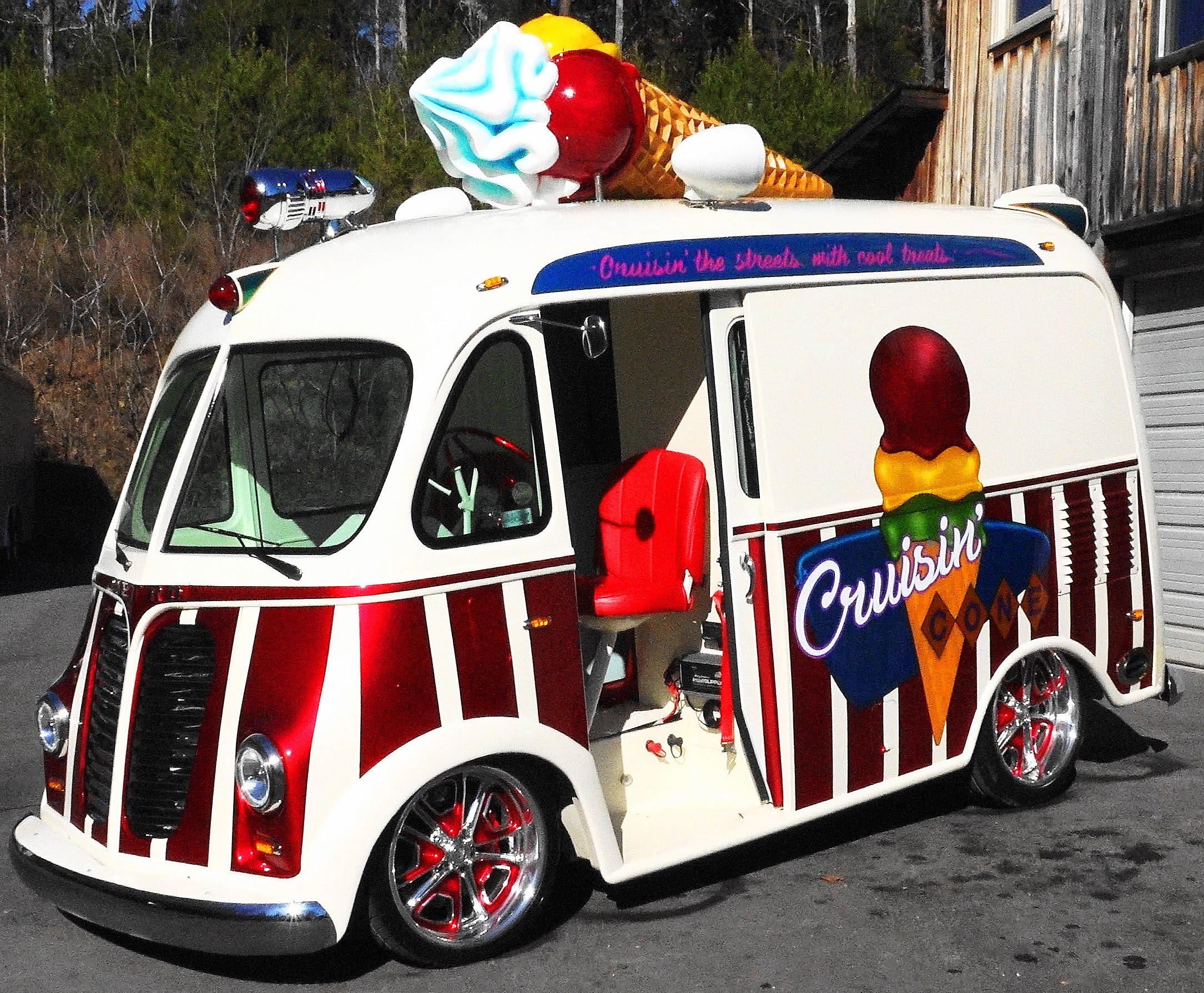 1950 International Metro Van Custom Ice Cream Truck Cruisin Cone