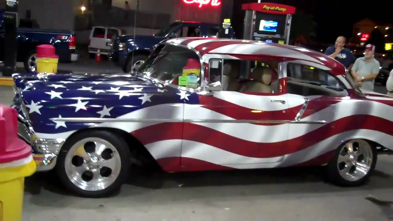 ScottieDTV - Coolest Cars On The Web STAR SPANGLED 1956 CHEVY