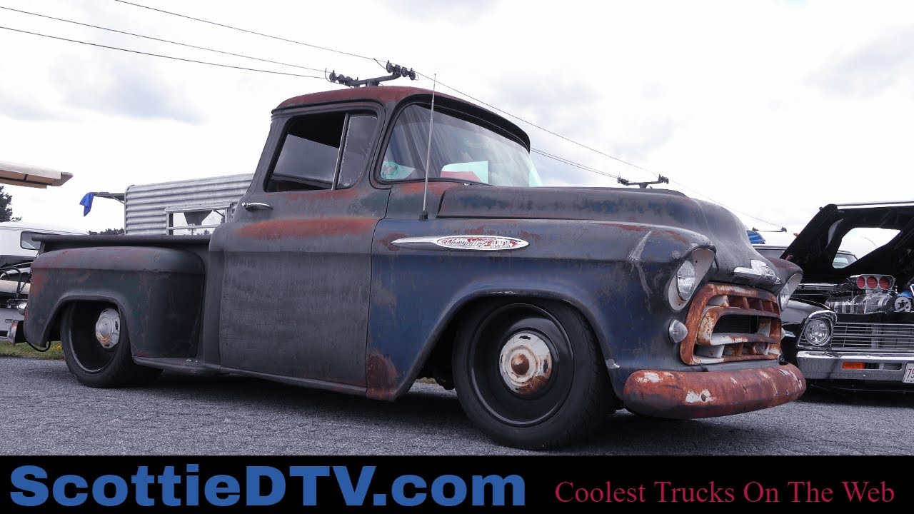 ScottieDTV - Coolest Cars On The Web 1957 Chevrolet 3100 Patina Rod ...