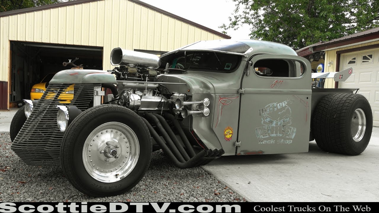 ScottieDTV - Coolest Cars On The Web 1947 International Pickup Rat Rod ...