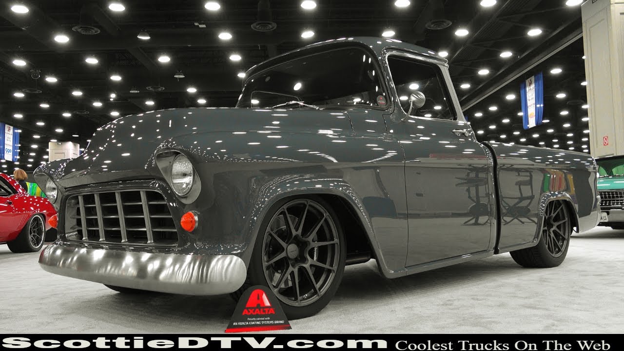 ScottieDTV - Coolest Cars On The Web 1955 Chevrolet Cameo Pickup Custom ...