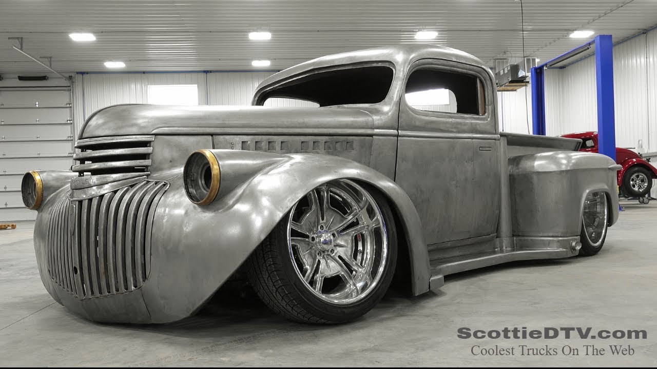 ScottieDTV - Coolest Cars On The Web 1946 Chevrolet Pickup Bare Metal ...